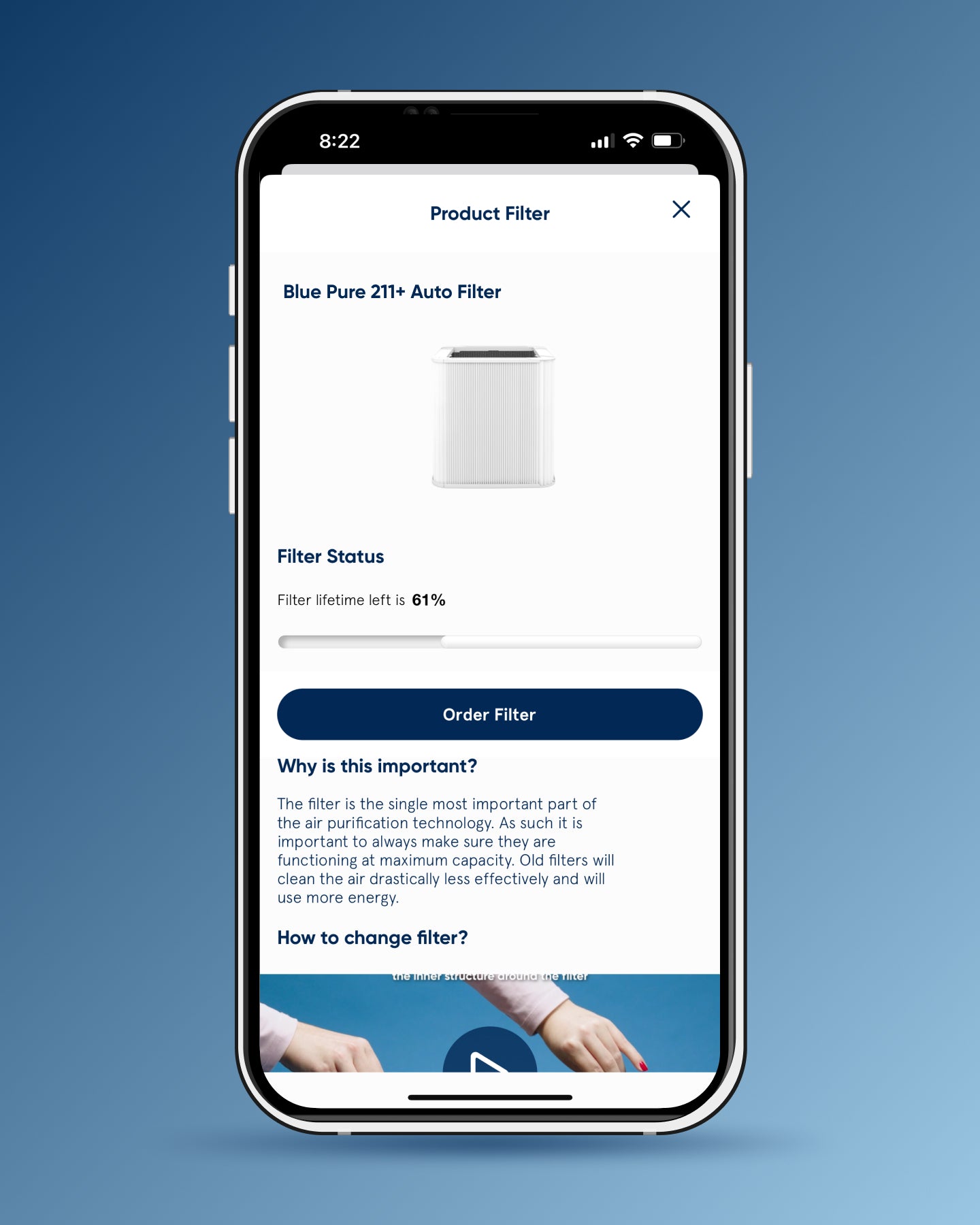 Blue Pure 211+ Auto Particle + Carbon Filter | Blueair