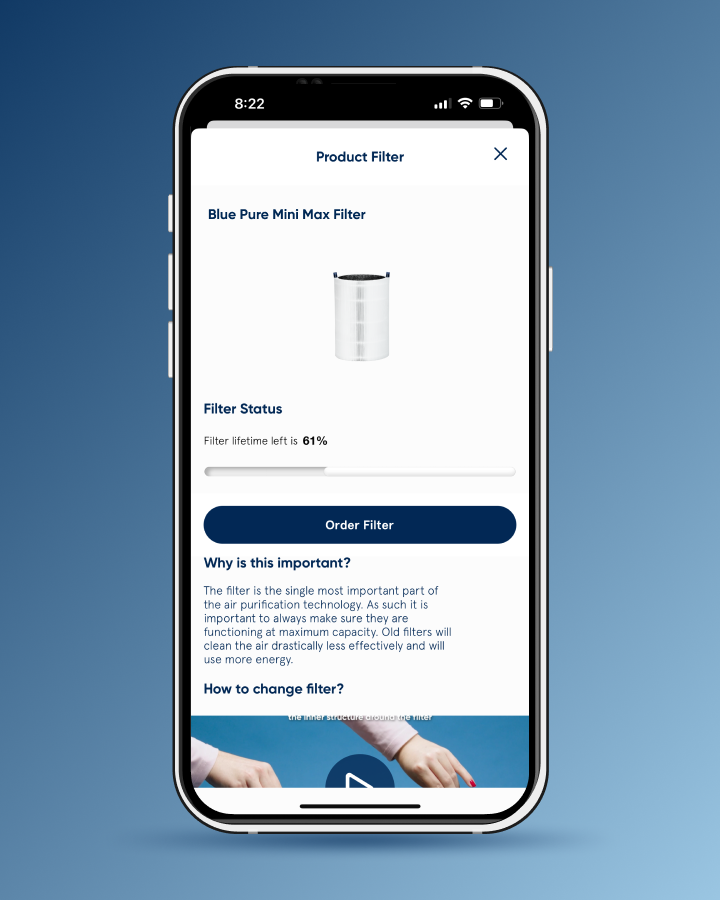 AllergenBlock Replacement Filter for Mini Max | Blueair